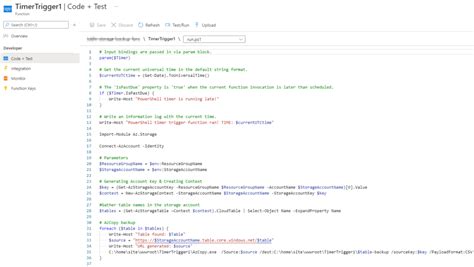 Automate Table Storage Backups Using Azure Function Rios Engineer