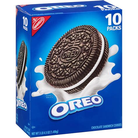 Nabisco Club Pack Sandwich Cookies Nabisco Oreo Chocolate