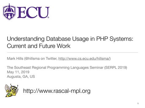 Pdf Understanding Database Usage In Php Systems Current And €¦ · Php Objects Representing