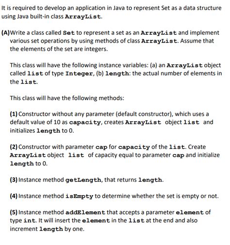 Solved T Is Required To Develop An Application In Java To