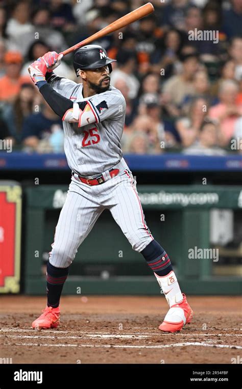 Minnesota Twins Designated Hitter Byron Buxton 25 Batting In The Top