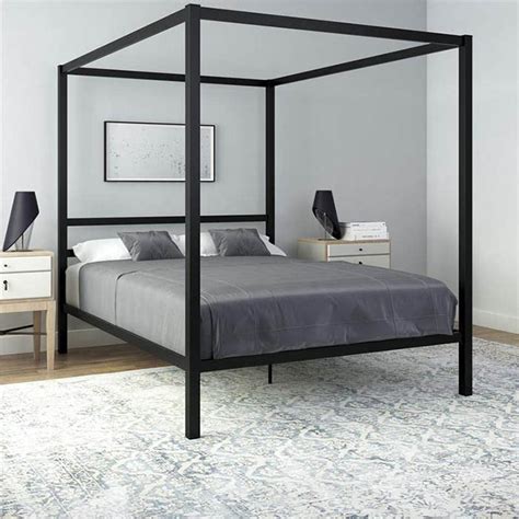 Dhp Modern Canopy Bed Cabinet Murphy Beds