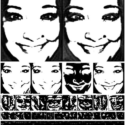 random feature maps learned from cnn layers of a sample aligned face download scientific