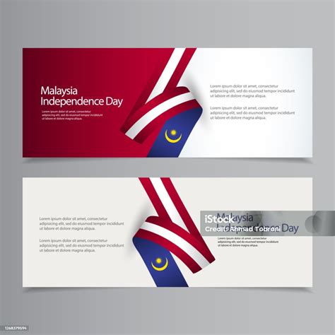 해피 말레이시아 독립기념일 기념 크리에이티브 마켓 벡터 템플릿 디자인 일러스트레이션 0명에 대한 스톡 벡터 아트 및 기타 이미지 0명 8월 관광 Istock