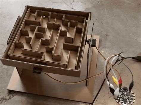 Overview Tilt Controlled Marble Maze Adafruit Learning System