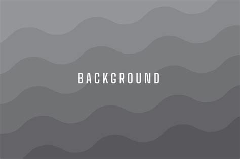 Premium Vector Creative Waves Monochrome Gradient Background