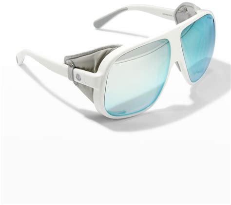 Moncler Mens Diffractor Square Sunglasses W Side Shield Blinders