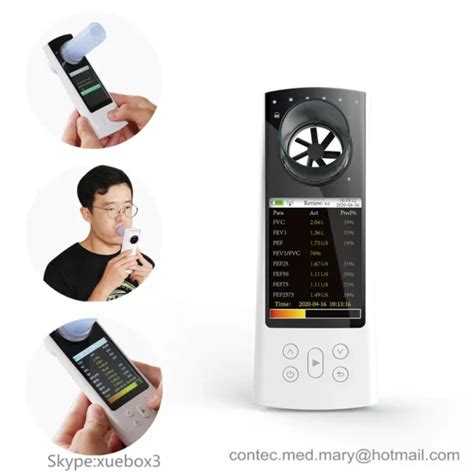 Spirometer Pulmonary Lung Function Spirox Plus Oxyaider