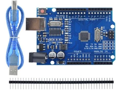 arduino uno r3 com drive ch341 cabo usb mercadolivre