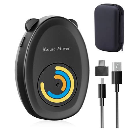 Husxh Automatic Mouse Jiggler Mover Ultra Wide Sensing Plate Undetectable Mouse Jiggler