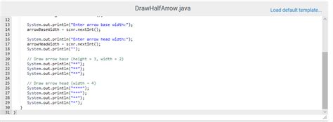 Solved 416 Ch 4 Program Drawing A Half Arrow Java Thi