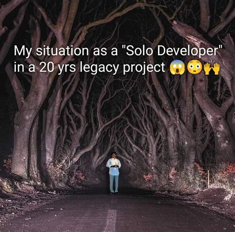Developer Software Legacy Solo Horror Humour Kishore Chivukula