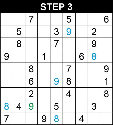 Step By Step Sudoku Solution