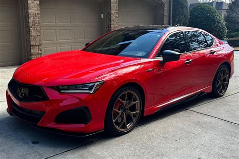 Rare 2023 Acura Tlx Type S Pmc Edition In Curva Red Demands Some