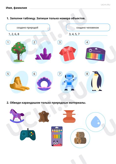 📒 Заметка для учителя “Природные материалы и изделия из них Наше творчество Ответы” для 1