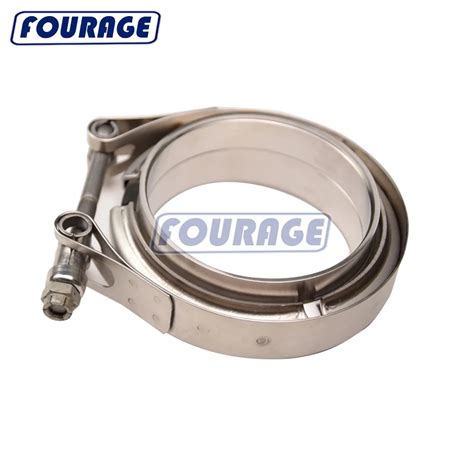 자동차 부품 헤비 듀티 Ss304 스테인레스 스틸 배기 V 밴드 호스 클램프 플랜지 키트 Buy Ss304 배기 V 밴드 클램프ss304 V 밴드 플랜지 클램프v