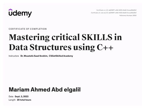 Mariam Abdelgalil On Linkedin I Want To Share With You That Ive Just Completed The Mastering