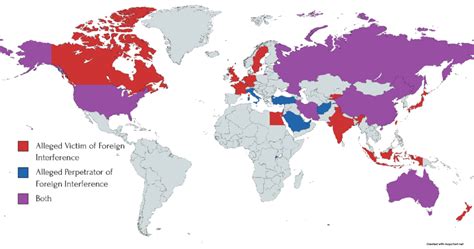 Countries Involved In Public Discourse About Foreign Interference In Download Scientific