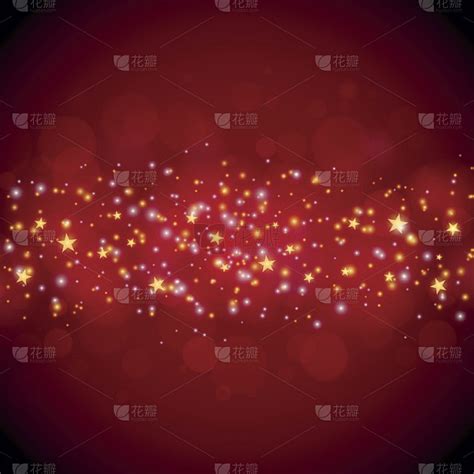 圣诞节闪闪发光的星星