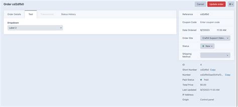4x Dropdown Custom Field Doesnt Appear On An Order When In View Mode · Issue 3270