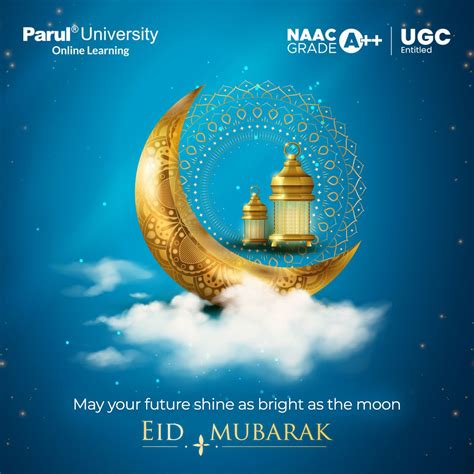 Eidmubarak Onlinelearning Paruluniversityonlinelearning Eid2024 Parul University Online