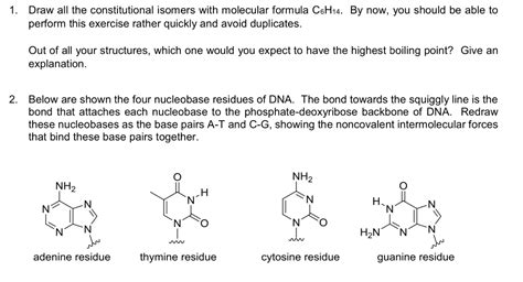 Solved 1 Draw All The Constitutional Isomers With Molecular