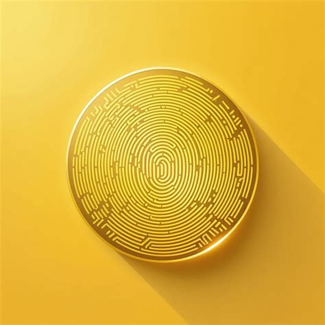 Premium Ai Image Fingerprint Icon