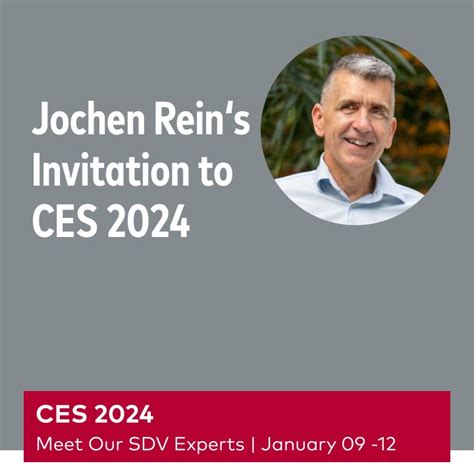 Vector Informatik On Linkedin Vector At Ces 2024 Experience Our Sdv Solutions Live