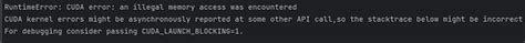 Cuda Error An Illegal Memory Access Was Encountered 通用讨论区 Rwkv 论坛