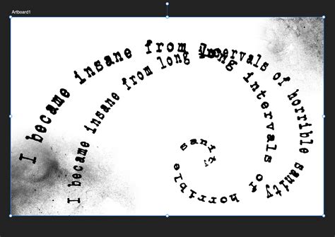 is there a way to gradually reduce font size from one end of a sentance