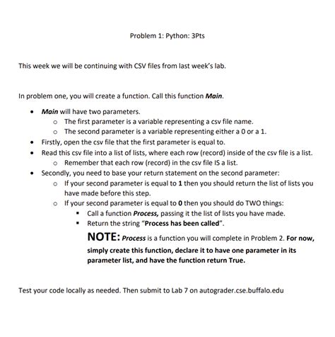 Solved This Week We Will Be Continuing With CSV Files From Chegg Com