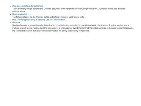 Solution Environment Configuration Best Practices—dell Storage Solution With Genetec Security