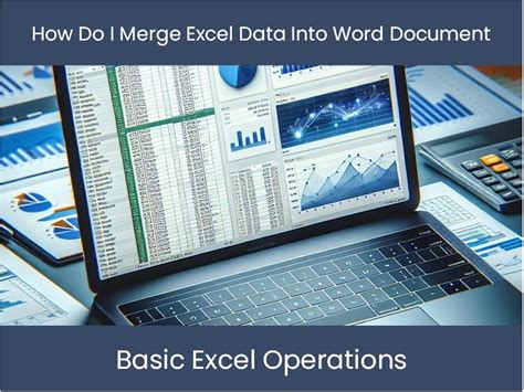 Excel Tutorial How Do I Merge Excel Data Into Word Document Excel