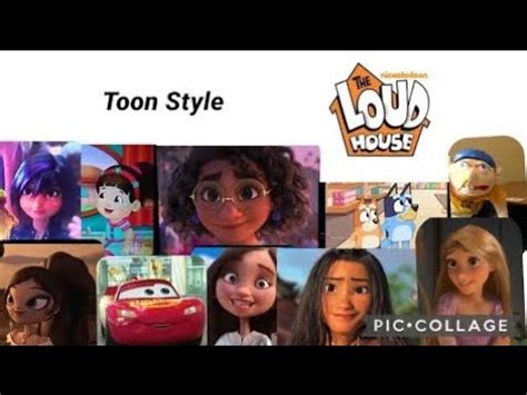 The Loud House Toon Style Homespun 3 4 Youtube