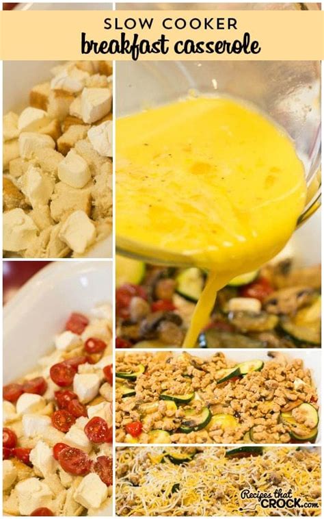 Slow Cooker Breakfast Casserole Recipes That Crock