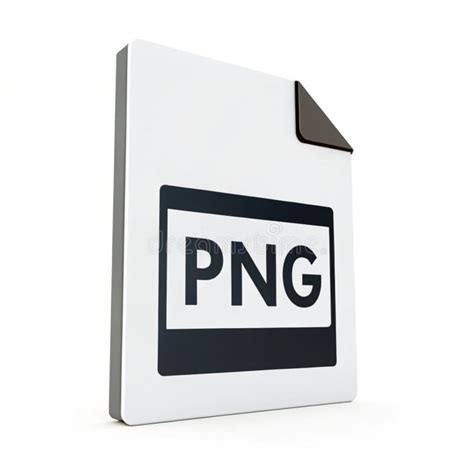Generic Png File Isolated On White Background Stock Illustration