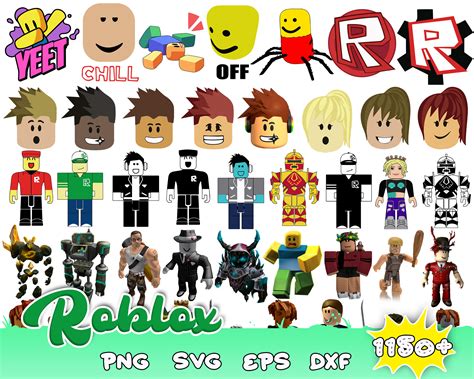 1150 Gaming Svg Bundle Roblocks Svg Bundle Roblox Bundle Inspire Uplift