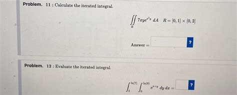 Solved Look At Both Partsproblem 11 Calculate The