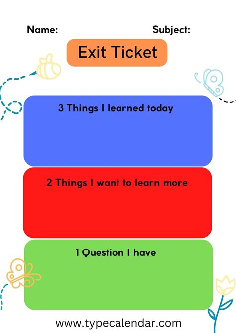 Different Types Of Exit Slips At David Daigle Blog