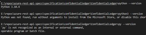 Cant Find Python · Issue 4651 · Azure Autorest · Github