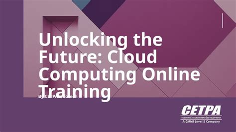 Unlocking The Future Cloud Computing Online Training Ppt