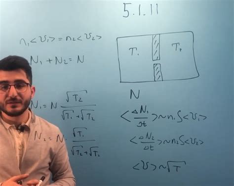 5 1 11 Два сосуда одинакового объема V соединены узким каналом В сосудах находится небольшое