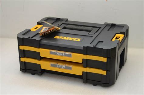 Dewalt Tstak Tool Storage Organizer Double Drawers New
