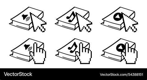 Audiobooks Open Book And Pages Education Concept Vector Image