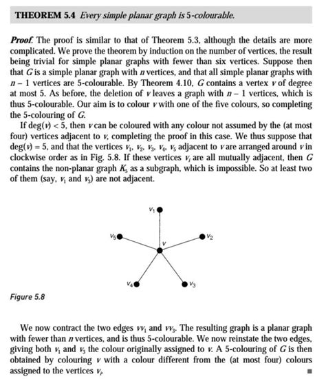 5 35 Try To Prove The Four Colour Theorem By Adapting Chegg Com