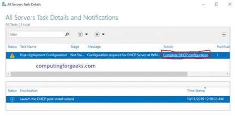 Install And Configure DHCP Server On Windows Server ComputingForGeeks