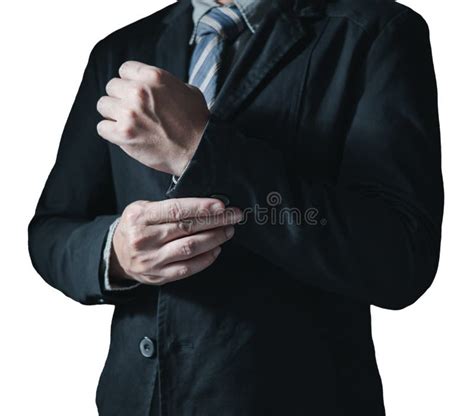 Portrait Of Businessman In Suit Standing Thoughtful Half Body And Not