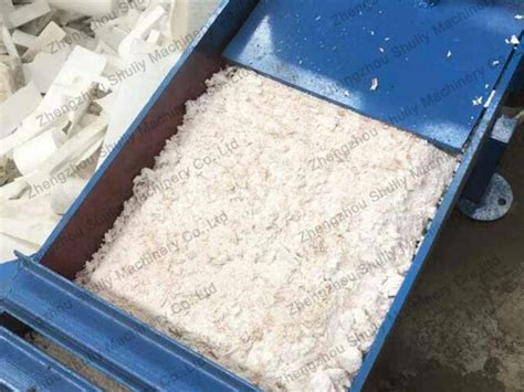 Eps Foam Cold Pressing Styrofoam Densifier Sent To Malaysia