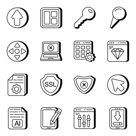 Premium Vector Pack Of Ui And Ux Linear Icons