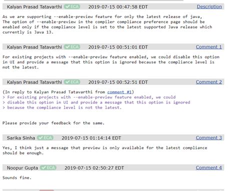 Keep Using Java 12 Preview Features After Eclipse Upgrade Checkbox